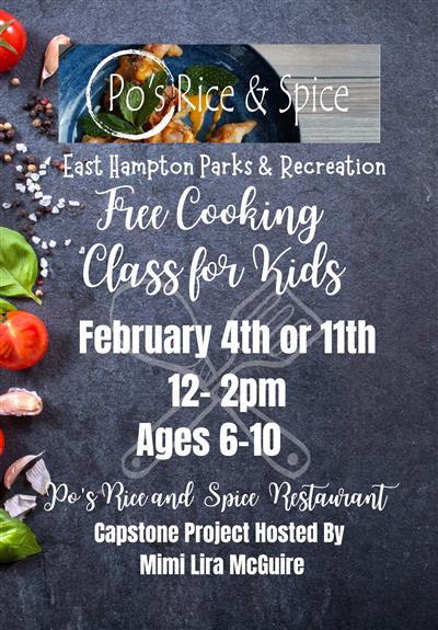 East Hampton Parks & Recreation: Po's Rice and Spice Cooking Class